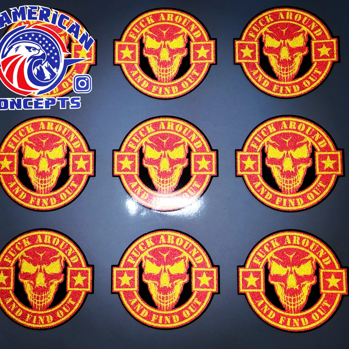 FAFO- reflective decals – My American Concepts LLC